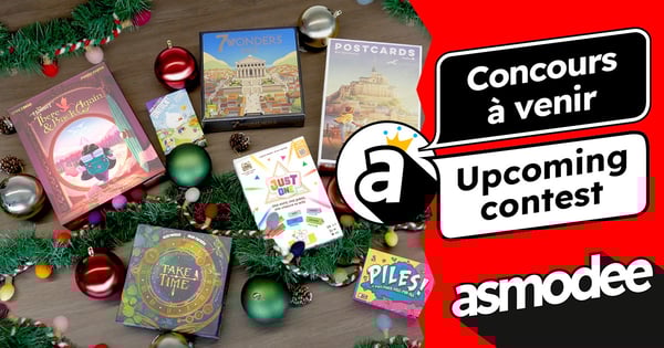 Concours Calendrier de l'Avent Asmodee Canada 2025 | Concours en ligne Québec