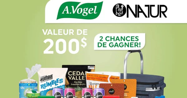 Concours Gagnez l’un des deux paniers-cadeaux santé de A. Vogel et ...