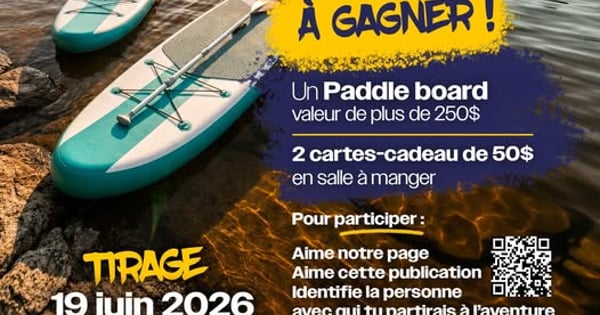 Concours Gagnez un Paddle board ou l'une des deux cartes-cadeaux de 50 ...