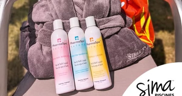 Concours Sima - Piscines & Spas - Gagnez un kit Pharma spa contenant: 3 bouteilles, un peignoir ...